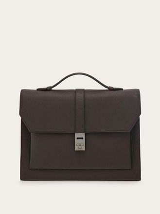 Ferragamo Herren Hug Aktenmappe Braun