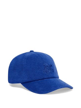Vilebrequin casquette en tissu &eacute;ponge - Bleu