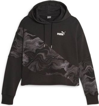 Puma Damen Kapuzensweat POWER CAT MARBLEIZED