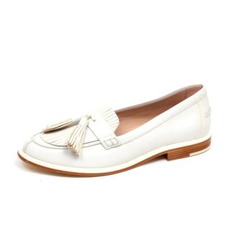 Tod's Ivory Loafer mit Fransen - - Shoes - Damen - Wei&szlig; - 36 EU