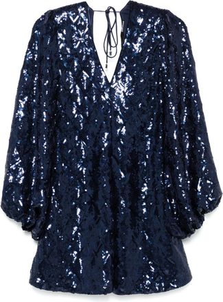 Rotate Minikleid mit Pailletten - Blau