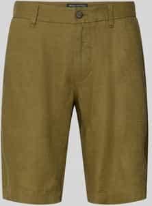 Marc O'Polo Regular Fit Shorts aus reinem Leinen Modell RESO JOGGER