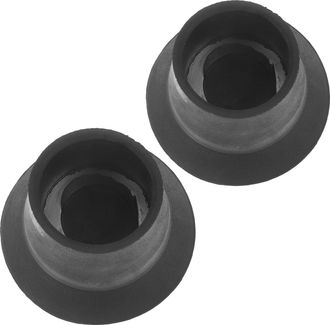 Cabilock 2 Stück Teiliges Trampolin Beinabdeckungen aus Verschleißfestem Gummi rutschfeste Geräuschdämpfende Trampolin Gummikappen Einfache Montage und Langleb