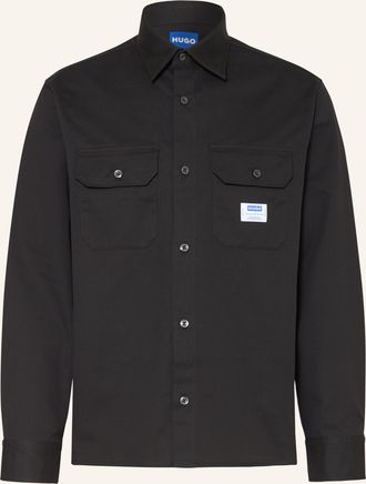 HUGO BOSS Hugo Overshirt Ekynone schwarz