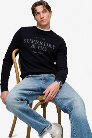 Superdry Sweatshirt 1954 COMPANY RELAXED SWEAT Baumwollmischung, relaxed fit
