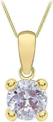 Amazon Essentials Collier avec Pendentif en or 9 Carats avec Pierre de Naissance de Juin (précédemment Amazon Collection)