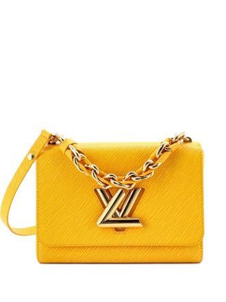 Louis Vuitton Braided Handle Twist Bag Epi Leather MM crossbody bag - Gelb