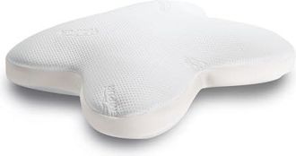 Tempur Ombracio Schlafkissen, ergonomisches Bauchschläferkissen in Schmetterlingsform, Liegefühl mittelfest, 60 x 50 x 10 cm, Weiß