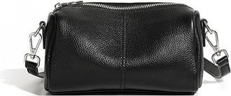 Generic Sac &agrave; bandouli&egrave;re pour femme, sac &agrave; main en cuir souple, sac &agrave; main &agrave; bandouli&egrave;re cylindrique, sac &agrave; main vintage, sac &agrave; main Hobo de design, voyage d