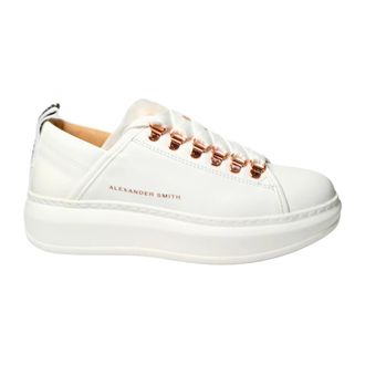 Alexander Smith Femme, Chaussures, Blanc, Taille: 36 EU Pelle Baskets