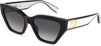 Furla Femme, Accessoires, Noir, Taille: 56 MM Lunettes de soleil