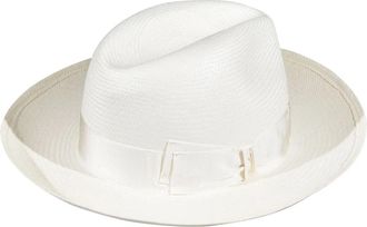 Borsalino Femme, Accessoires, Blanc, Taille: S Giulietta Panama Fine Wide Brim