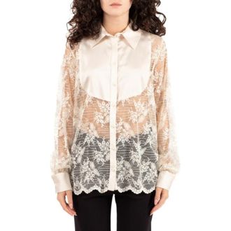 Hanita Hemd - - Blouses & Shirts - Damen - Beige - XS