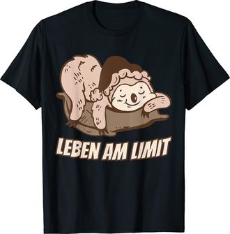 Jimbeels Leben am Limit lustiger Faultier Sprüche für Mädchen & Jungs T-Shirt