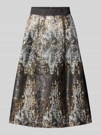 Joop Ausgestellter Maxi-Rock mit metallischen Akzenten