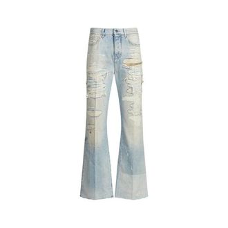 Amiri Jean bootcut d&eacute;chir&eacute; en coton