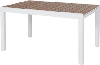Made In Meubles Made In Meubles - Table de jardin blanche en aluminium Ayden