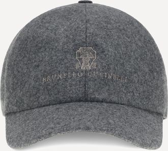Brunello Cucinelli Logo Baseball Hat Male M