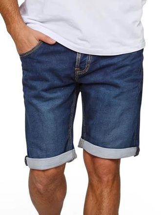 Mustang Jeans Chicago Short en jean pour homme Coupe droite - Bleu - 31 W