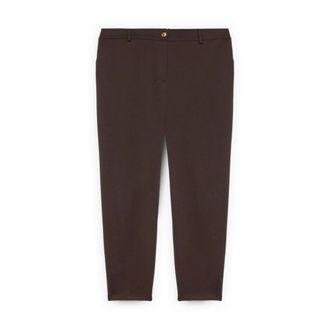 Fiorella Rubino Damen, Hosen, Braun, XLGr&ouml;&szlig;e