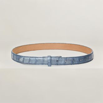 Reptiles House Croco-Schwanzg&uuml;rtel 25 mm - Jeans