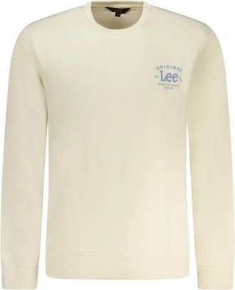 Lee Homme, Sweatshirts et sweats &agrave; capuche, Beige, Taille: 2XL SWS Crew Long Sleeve SweaT-shirt