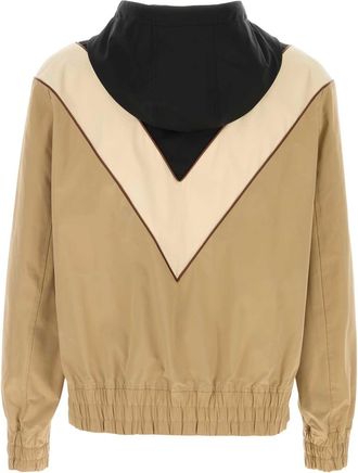 Valentino Garavani Colorblock Nylon Jacket - Beige