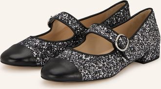 Sandro Sandro Mary-Jane-Ballerinas Mit Schmucksteinen schwarz