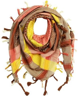 Freak Scene Kufiya - color&eacute;-multicolore 01-100 x 100 cm - Shemagh - foulard Arafat palestinien - keffieh en coton