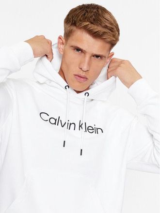 Calvin Klein Sweatshirt Hero K10K111345 Wei&szlig; Regular Fit
