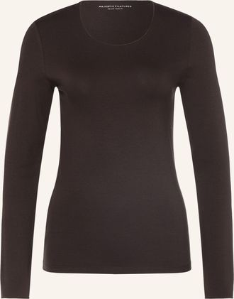 Majestic Filatures Majestic Filatures Longsleeve braun