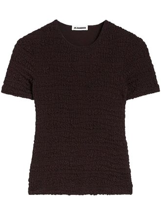 Jil Sander t-shirt à col rond - Noir