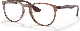 Ray-Ban Erika Optics Hellbraun Fassung Klar Glas Polarisiert 51-18