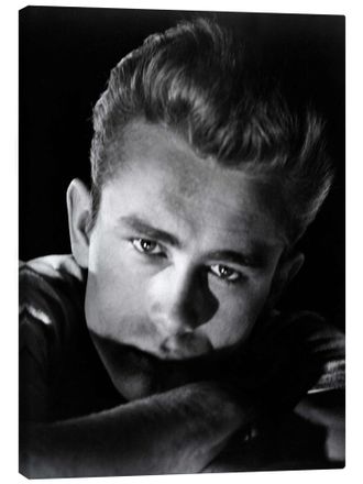 Posterlounge James Dean Leinwandbild 30 x 40 cm Schwarz Wandbilder Wanddeko