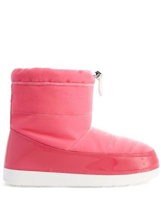 Giuseppe Zanotti Wattierte Stiefel aus GZ-Aspen - Rosa