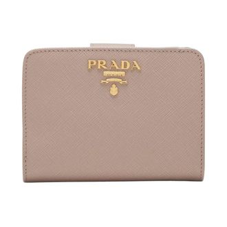 Prada Small Saffiano Leder Geldb&ouml;rse - - Accessories - Damen - Rosa - ONE SIZE