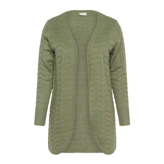 Kaffe Curve Damen, Strickwaren, Gr&uuml;n, XLGr&ouml;&szlig;e