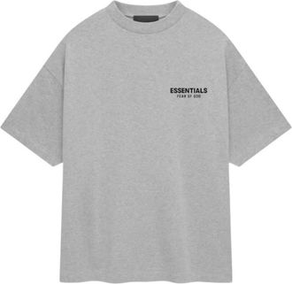 Fear of God Homme, Tops, Gris, Taille: S T-shirt ras du cou en jersey