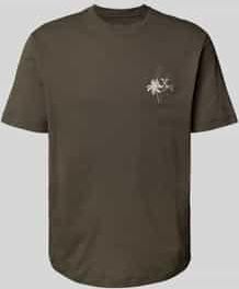 A|X Armani Exchange T-Shirt mit Label-Stitching