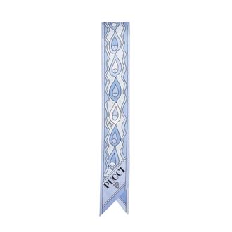 Pucci Femme, Accessoires, Bleu, Taille: ONE Size Foulard en twill de soie &agrave; imprim&eacute; mixte