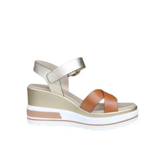 Nero Giardini Femme, Chaussures, Brun, Taille: 36 EU Sandale compens&eacute;e
