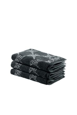 Joop Frottierset, Schwarz, Textil, 3-teilig, Uni, 50x30 cm, Oeko-Tex Standard 100, saugf&auml;hig, Aufh&auml;ngeschlaufe, strapazierf&auml;hig, angenehm weich, hochwertig