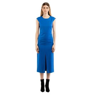 Patrizia Pepe Femme, Robes, Bleu, Taille: 40 FR Midi Dress