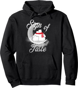 Coca Cola Ware Christmas Polar Bears Sign of Good Taste Pullover Hoodie