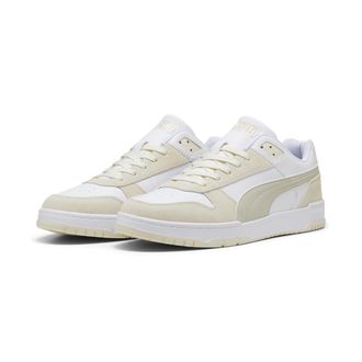 Puma Unisex RBD Game Low SD Sneaker, White-Desert Dust-Alpine Snow, 40 EU