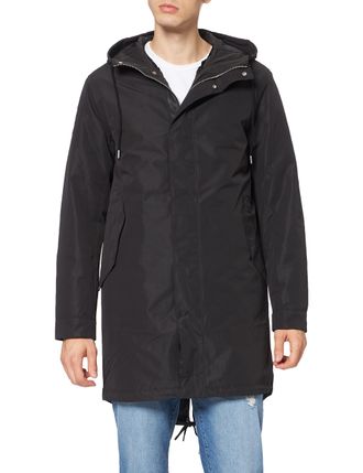 Superdry Herren Studios 3-in-1-Parka mit Schwalbenschwanzsaum Schwarz XXL