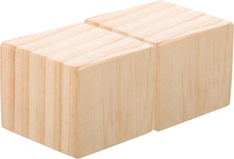 Cabilock MOTHNUR 2 St&uuml;ck M&ouml;belerh&ouml;hungen 6X6X5cm Stabile Bett und Stuhlerh&ouml;hung f&uuml;r Schwere M&ouml;bel rutschfest ohne Bohren M&ouml;belf&uuml;&szlig;e f&uuml;r Sofa und Tisch