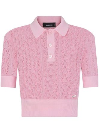 Dsquared2 Gestricktes Top - Rosa