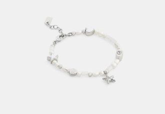 Coach Perlen- Und Muschelarmband