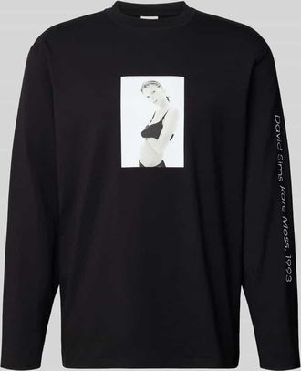 Calvin Klein Longsleeve mit Motiv-Print